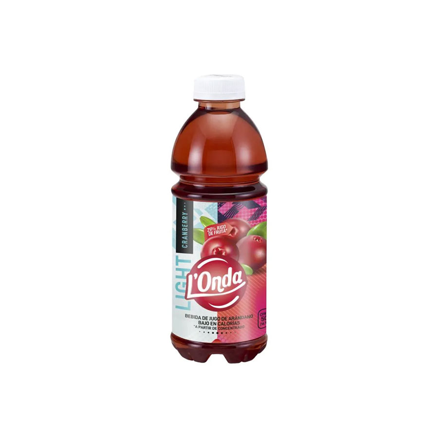 L’onda Cranberry ligth 500ml – Yipi Store