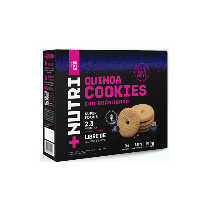 NUTRI QUINOA COOKIES BLUEBERRIES 180GR – Yipi Store
